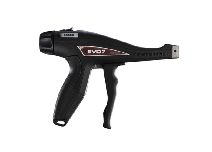 110-70130 EVO7SP-MET/PL-BK HellermannTyton | HellermannTyton EVO7SP Cable Tie Gun, 4.8mm ...