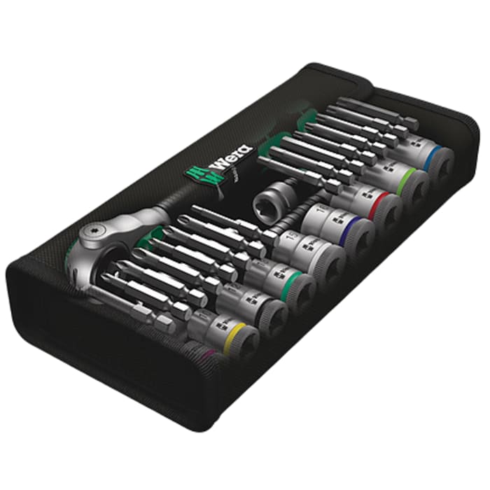 05004046001 Wera | Wera 29-Piece Metric 3/8 in Standard Socket/Bit Set ...