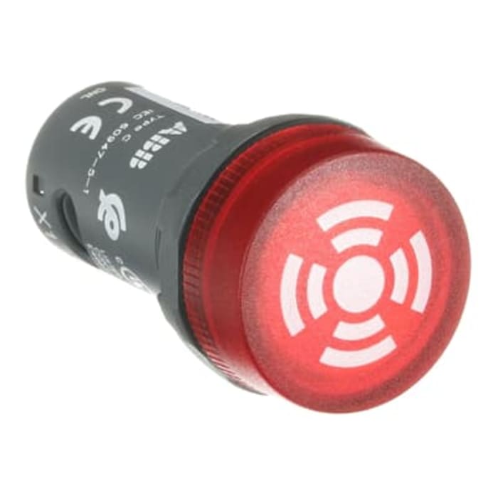 1SFA619600R6131 CB1-613R ABB | ABB, Compact, Panel Mount Red LED Buzzer, 22mm Cutout, Round ...