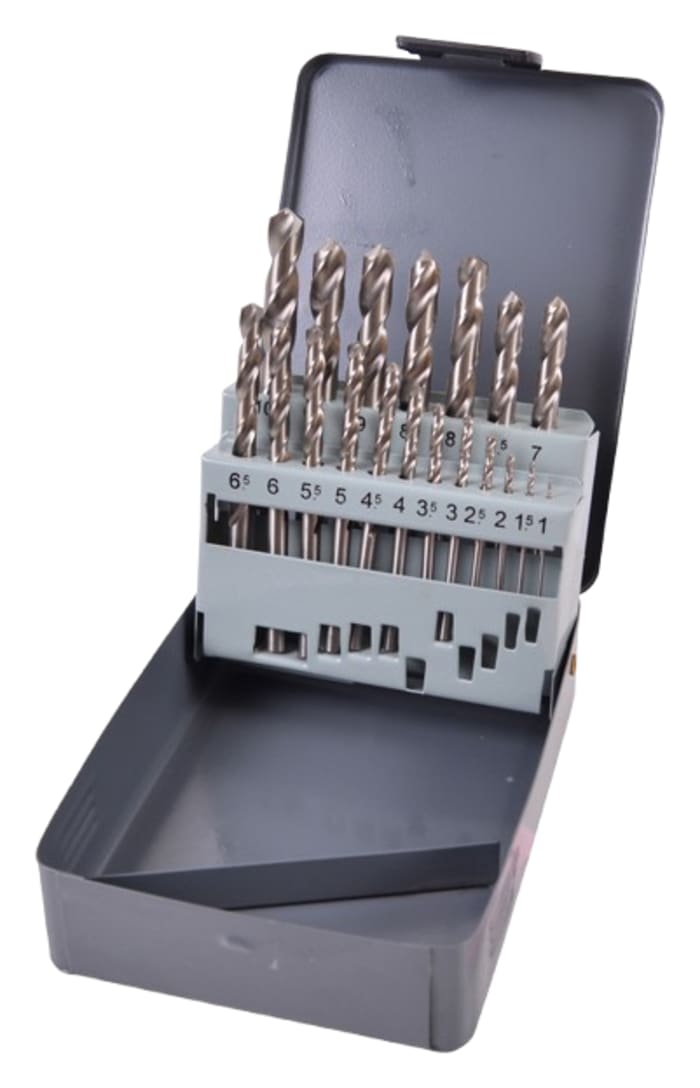 P-19906 Makita | Makita 19-Piece Twist Drill Bit Set for Metal, 10mm ...