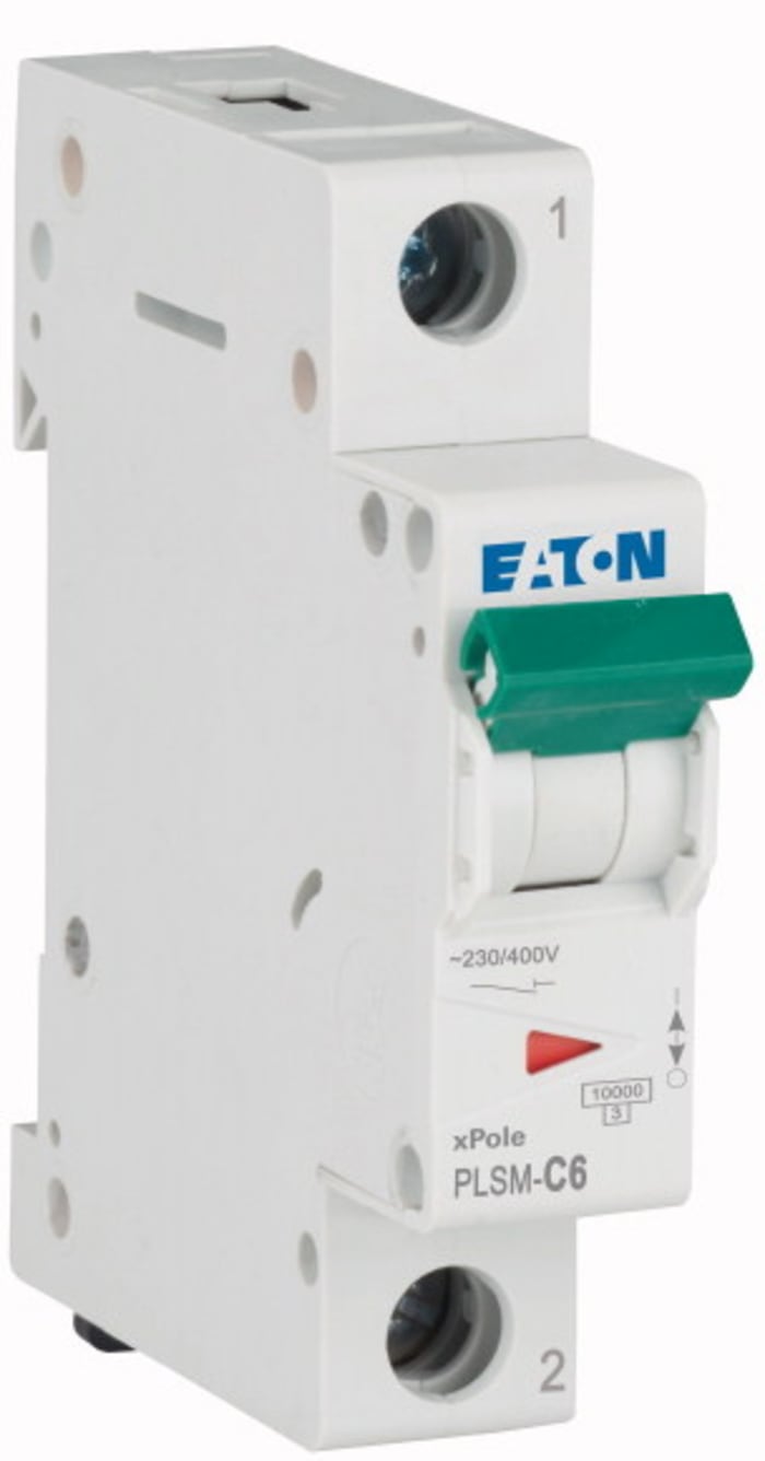 242200 PLSM-C6-MW Eaton | Eaton xPole MCB, 1P, 6A Curve C, 48V DC, 10 kA Breaking Capacity | 864 ...