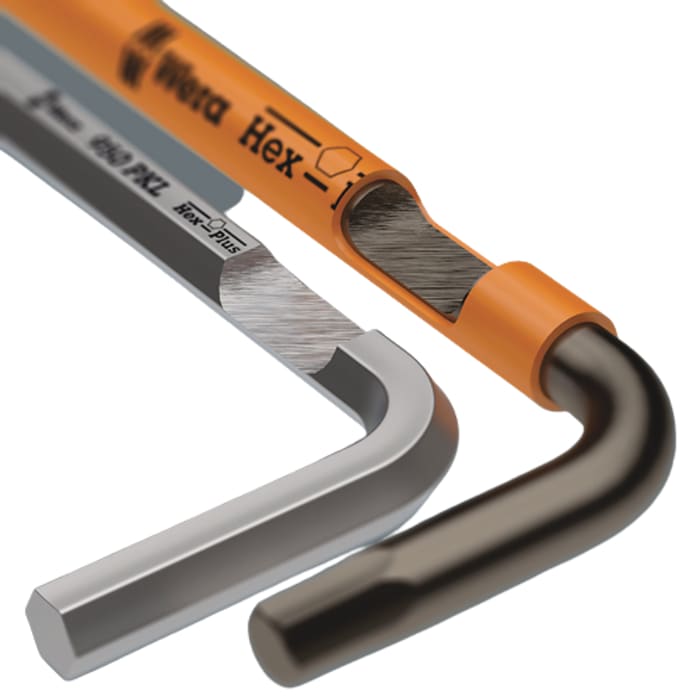 05073593001 Wera | Wera 9 piece L Shape Metric Hex Key Set, 1 x 1 ...