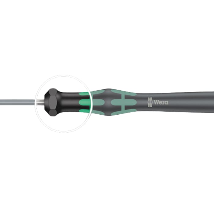 05118066001 Wera | Wera Hexagon Precision Screwdriver, 1.5 mm Tip, 60 mm Blade, 157 mm Overall ...