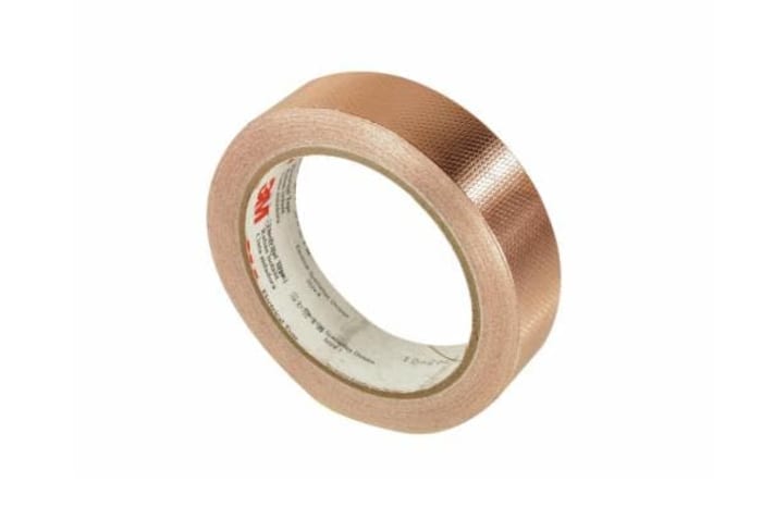 T12456 3M | 3M 1245 Conductive Metallic Tape, 6mm x 16m | 885-5195 | RS