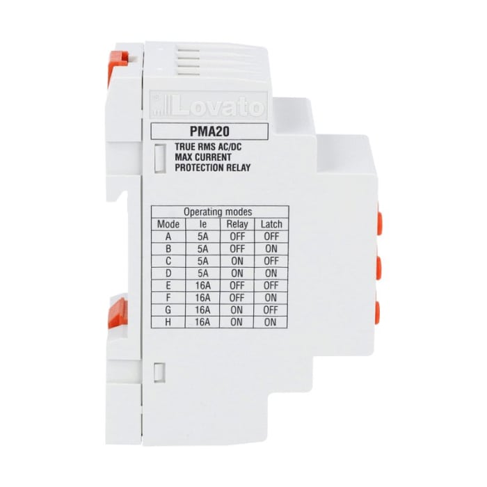 PMA20240 Lovato | Lovato Current Monitoring Relay, 1 Phase, SPDT, DIN ...