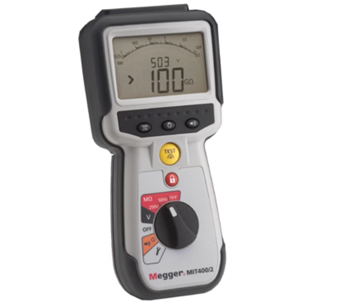1004-735 Megger | Megger MIT410 2 Insulation Tester, 10V Min, 1000V Max ...
