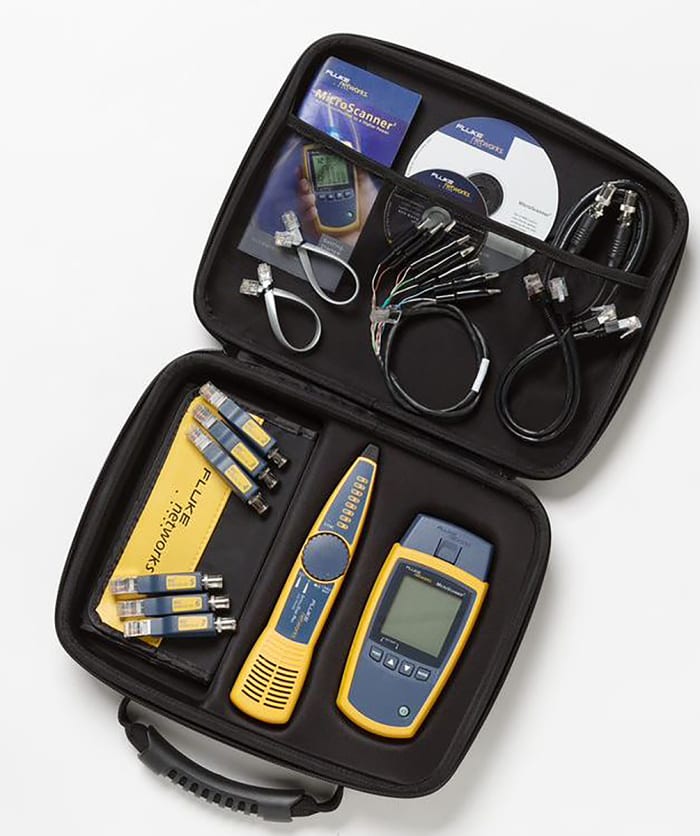 MS2-KIT/RS Fluke Networks | Fluke Networks Cable Tester Coaxial, RJ11 ...
