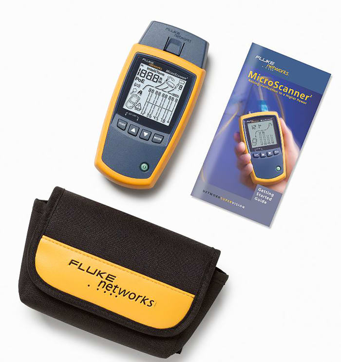 MS2-100/RS Fluke Networks | Fluke Networks MICROSCANNER 2 Cable Tester ...