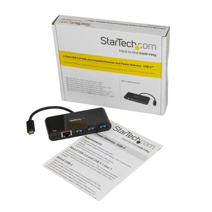 HB30C3AGEPD StarTech.com | Startech USB Hub 3 Portlu USB 3.0 | 179-8045 ...