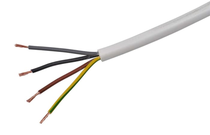 RS PRO | RS PRO, Fire Performance, 100m 4 Core, White Thermoplastic ...