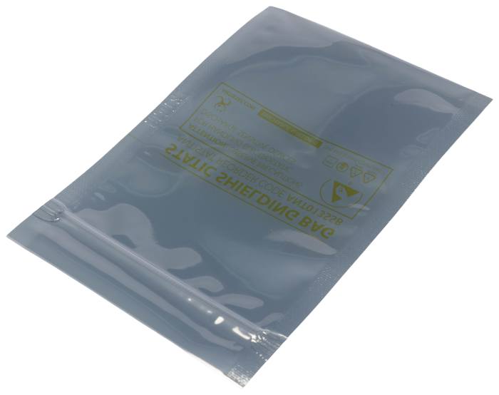 RS PRO | RS PRO Anti-Static Bag 203mm(W)x 254 mm Silver Grip Seal 100 ...