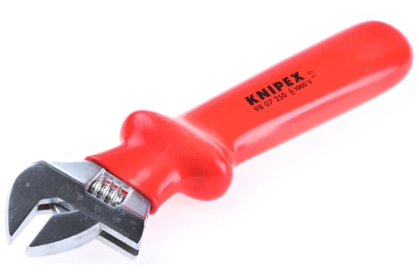 Teng Tools Adjustable Spanner, 200 mm Overall Length, 28mm Max Jaw ...