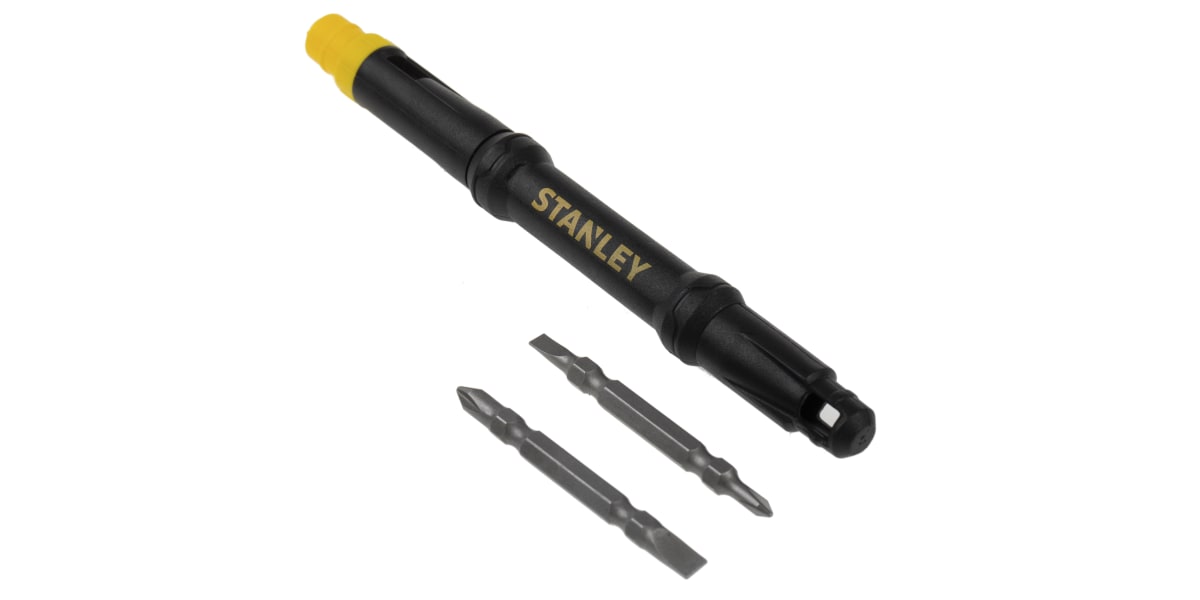 Stanley Flat, Phillips Interchangeable Screwdriver 1/8 in, 5/32 in, PH0 ...