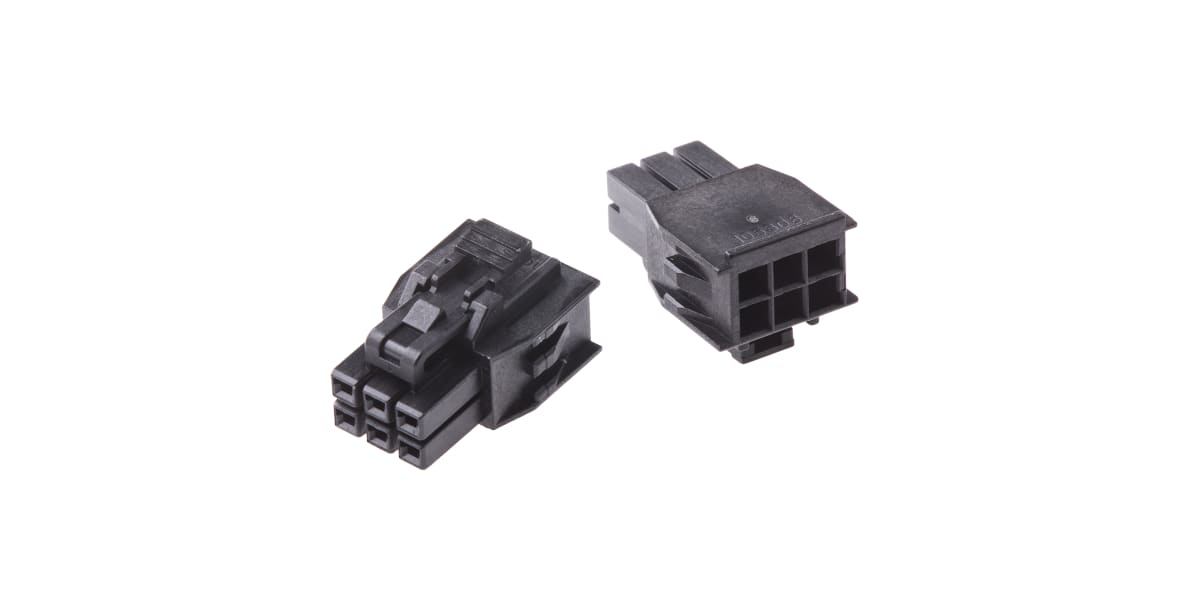 Molex, Nano-Fit Female Connector Housing, 2.5mm Pitch, 6 Way, 2 Row ...