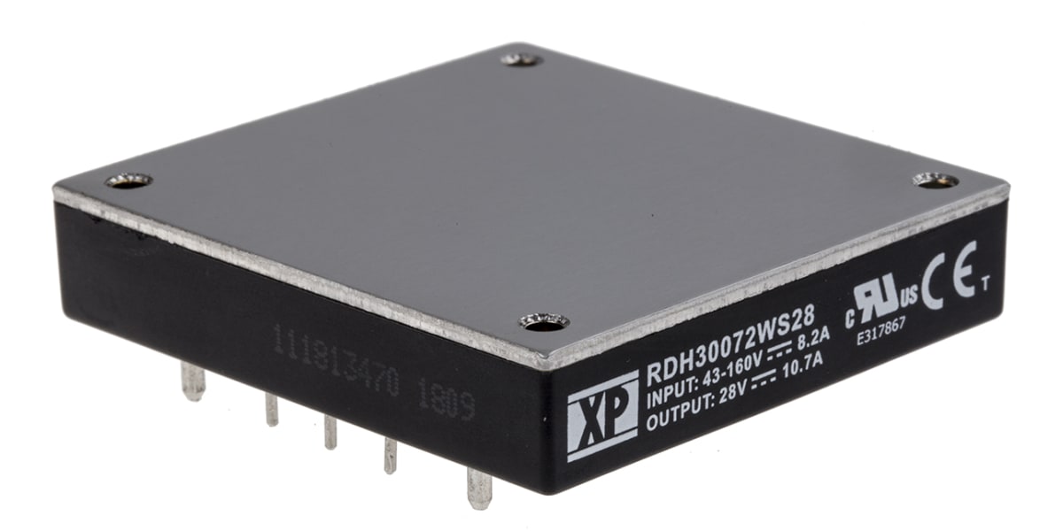 XP Power RDH300 300W Isolated DC-DC Converter Through Hole, Voltage in ... XP Power RDH300 300W Isolated DC-DC Converter Through Hole, Voltage in ...