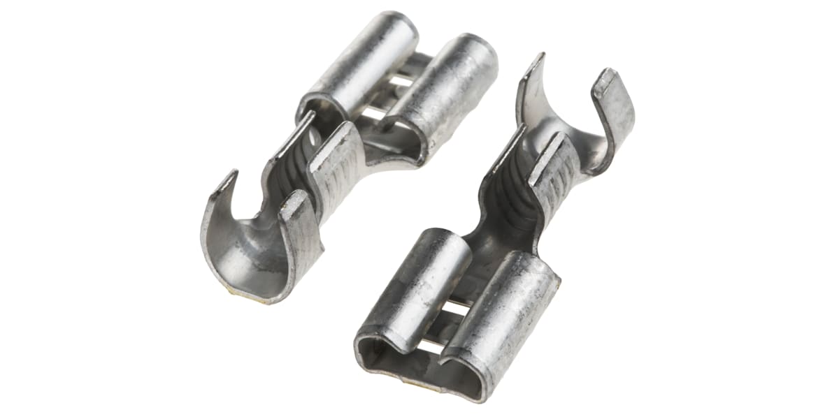 TE Connectivity FASTON .250 Uninsulated Female Spade Connector ...