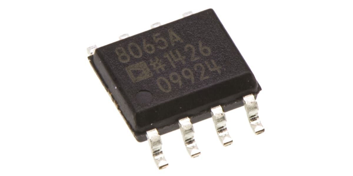 AD8065ARZ Analog Devices, Op Amp, RRO, 155MHz, 6 → 18 V, 8-Pin SOIC ...