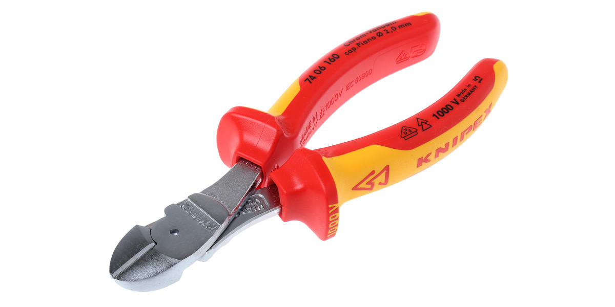 Knipex 160 mm Diagonal Cutter - RS Components Indonesia