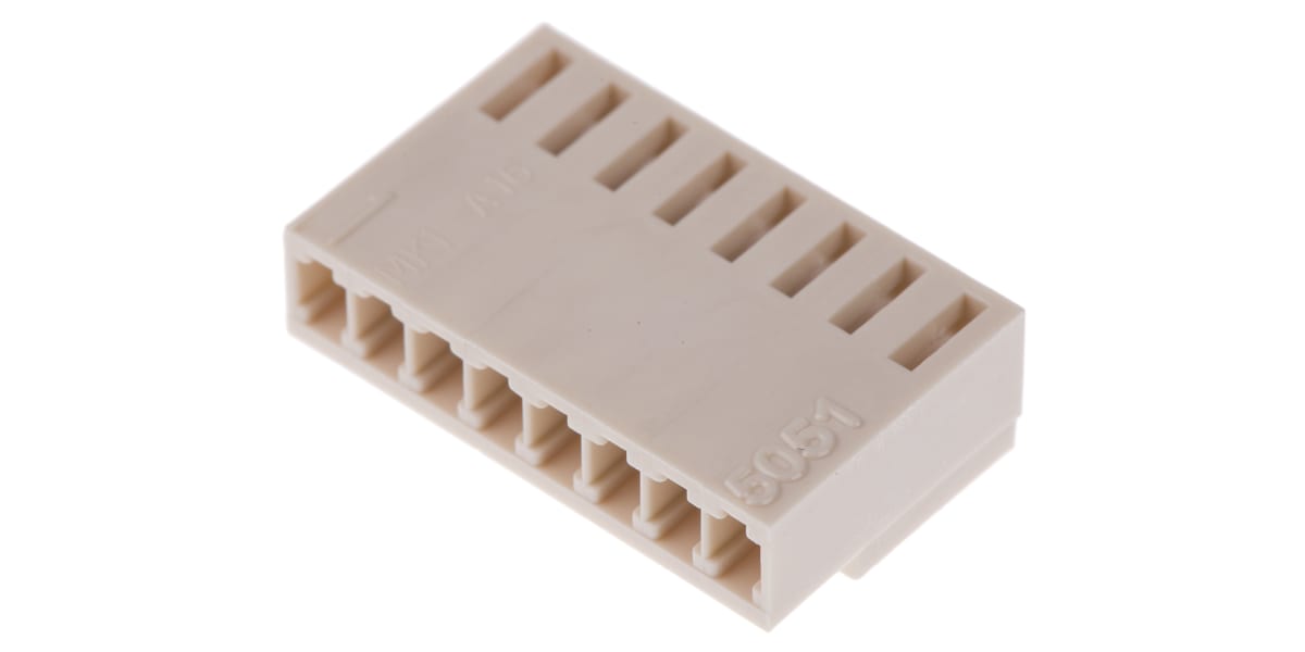 Molex, KK Female Connector Housing, 2.5mm Pitch, 8 Way, 1 Row - RS ...