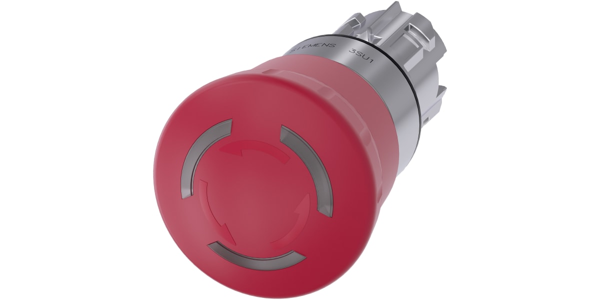 Siemens SIRIUS ACT Illuminated Emergency Stop Push Button Panel Mount ...