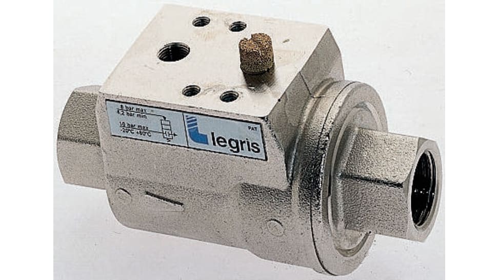 Legris DN20 PN10 MS58 Axial Pneumatic Valve 3/4 NPT, 58% OFF