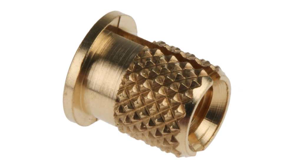 Brass Threaded Inserts China M25 M3 M4 M5 M6 M8 Brass Threaded Insert