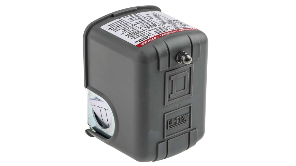 Square D Pumptrol FSG2J20BP Pressure Switch, 1 -Phase, 115/230 V, 2