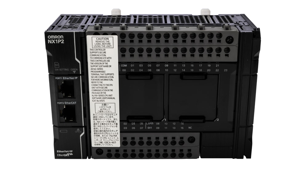 NX1P2-9B40DT1 | Omron PLC CPU NX1P | RS NX1P2-9B40DT1 | Omron PLC CPU NX1P | RS