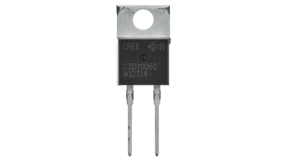 C3D10060A | Wolfspeed 整流ダイオード, 10A, 600V スルーホール C3D10060A | Wolfspeed 整流ダイオード, 10A, 600V スルーホール
