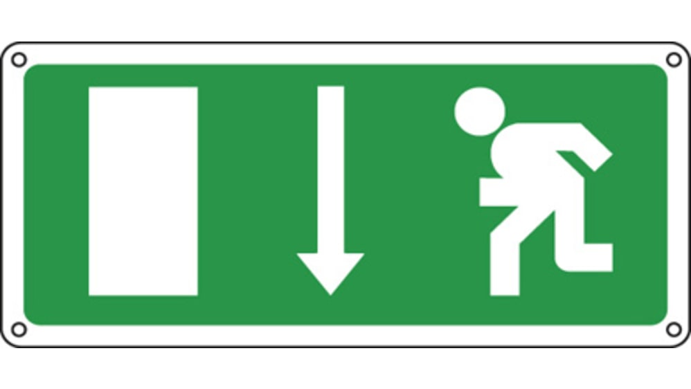 Segnale Di Uscita Verde