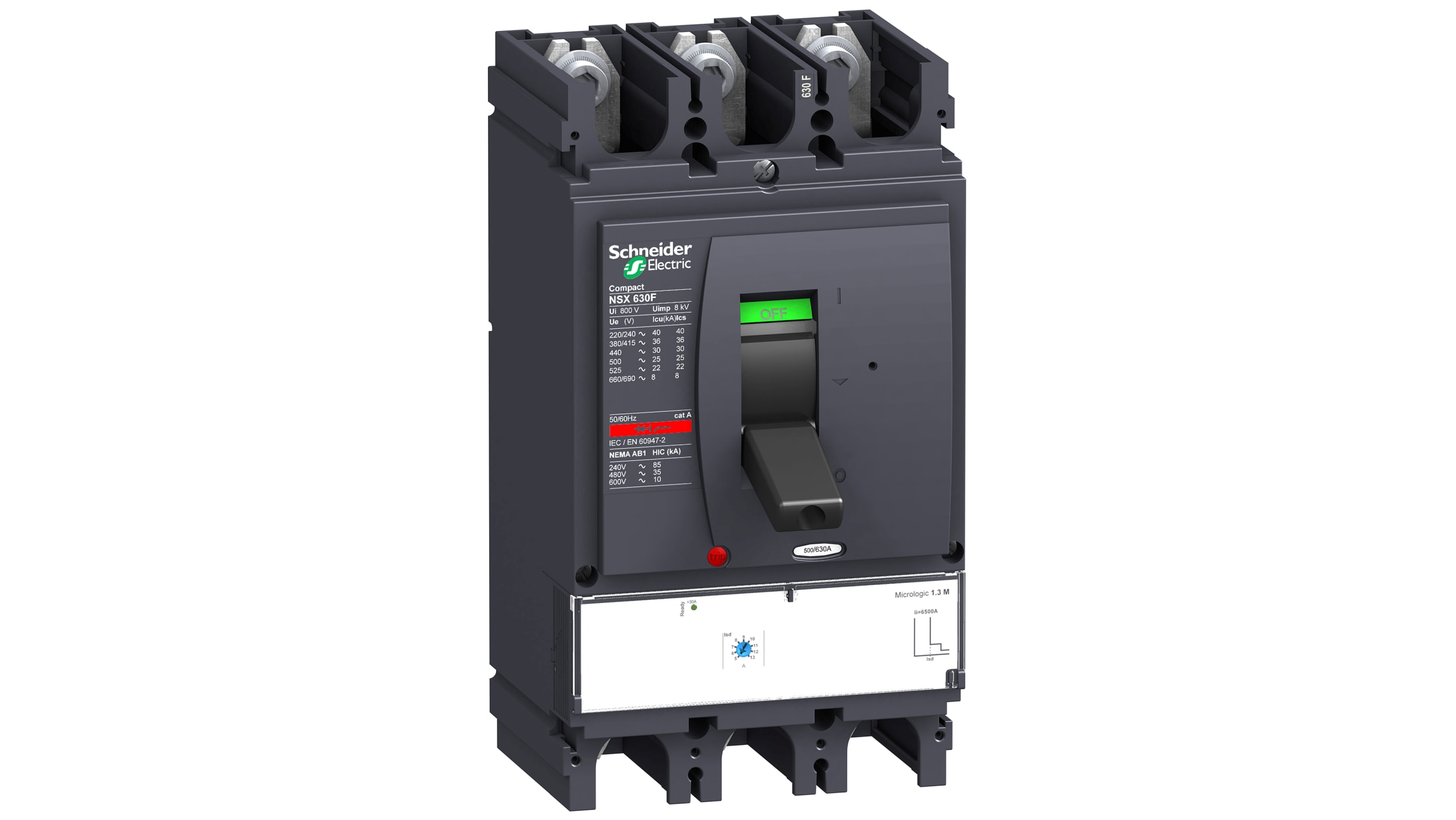 SCHNEIDER MCCB Breaker, EasyPact EZC250N, 3P, 150A, 25kA, 48% OFF