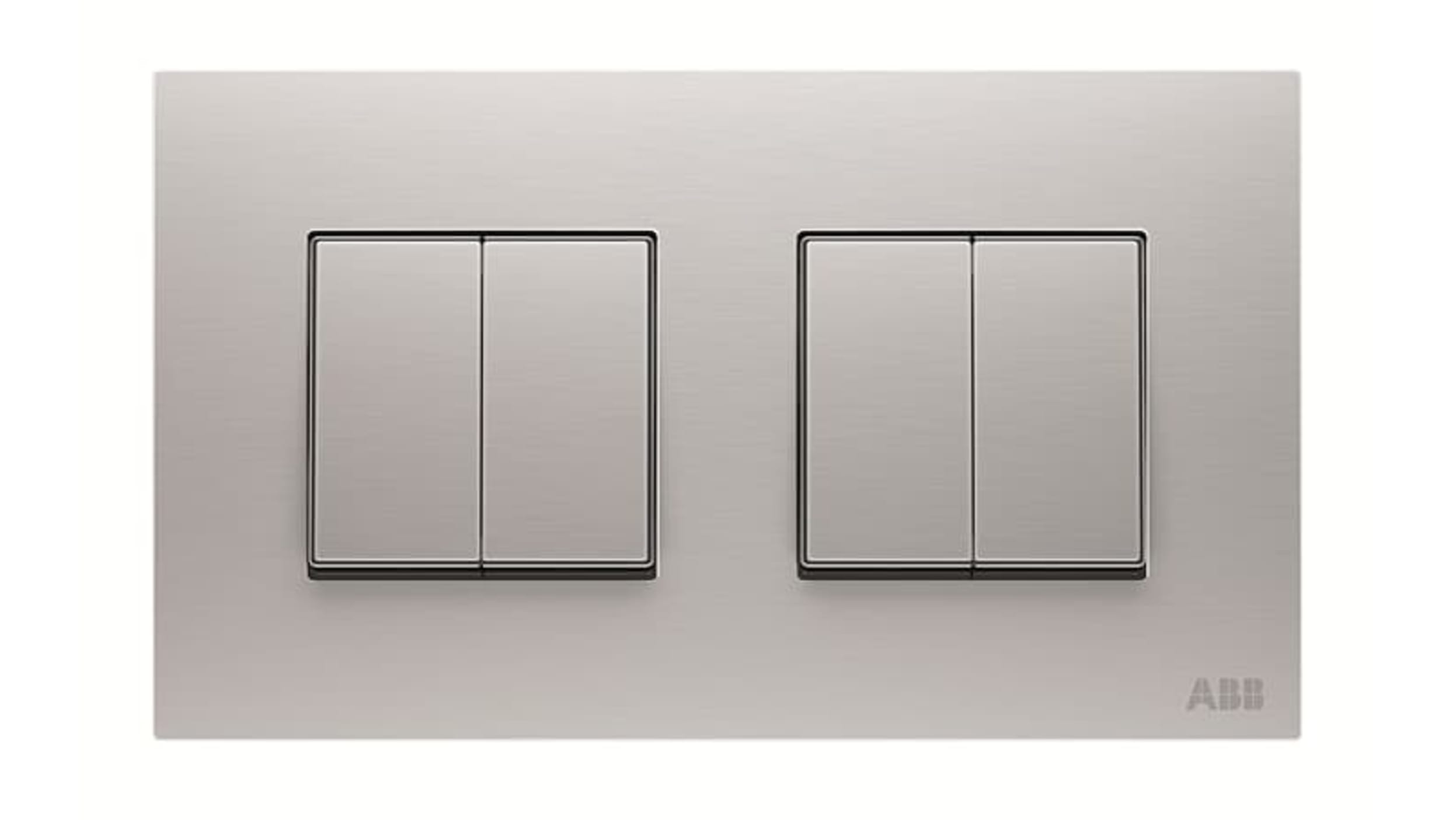 Avoir DIY Wall Light Switch Gray Glass Panel Gang Button