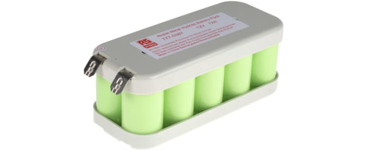 RS PRO 12V NiMH Rechargeable Battery Pack, 7Ah - Pack of 1 | RS