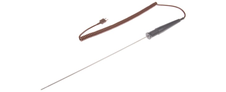 RS PRO T General Purpose Temperature Probe, 300mm Length, 3mm Diameter ...