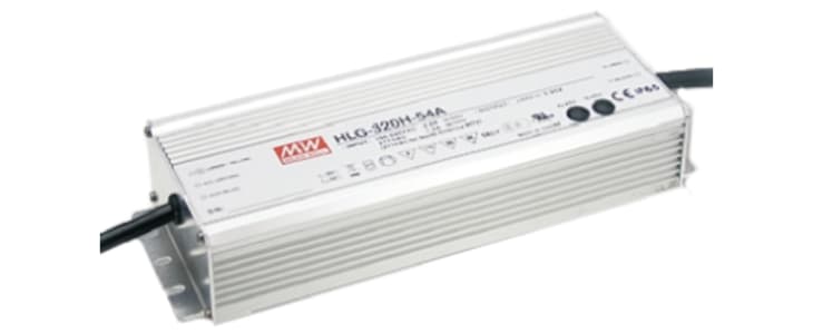HLG-320H-36B | Driver de LED Mean Well,sortie 36V 8.9A, 320.4W, , gradable, IP67 | RS