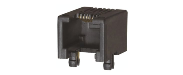 87180-066LF | Connecteur RJ45 cat 3 Amphenol FCI série MOD JACK Femelle ...
