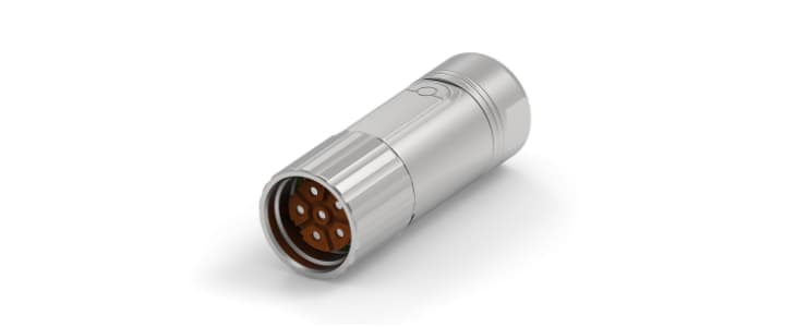 :: TE Connectivity Circular Connector, 6 Contacts, Panel Mount, Plug ...