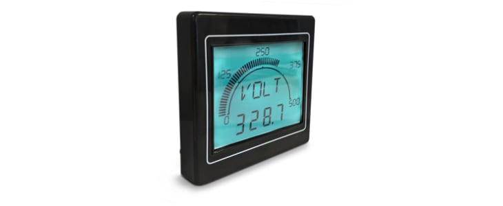 APM-MAX-M21-NU-4B | Trumeter LCD Digital Panel Multi-Function Meter, 68mm x 68mm | RS
