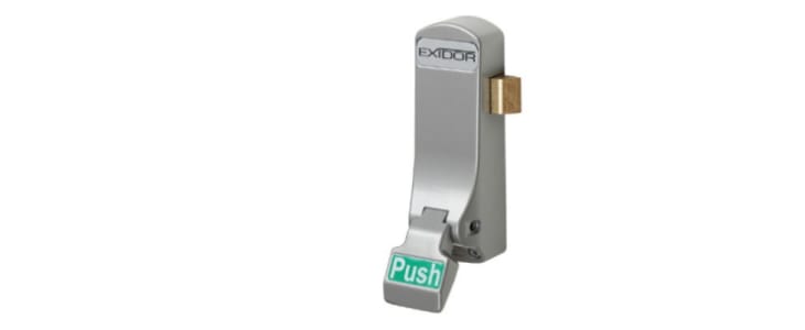 297 | Exidor Push Latch, 1-Point, , Works with Double Doors | RS
