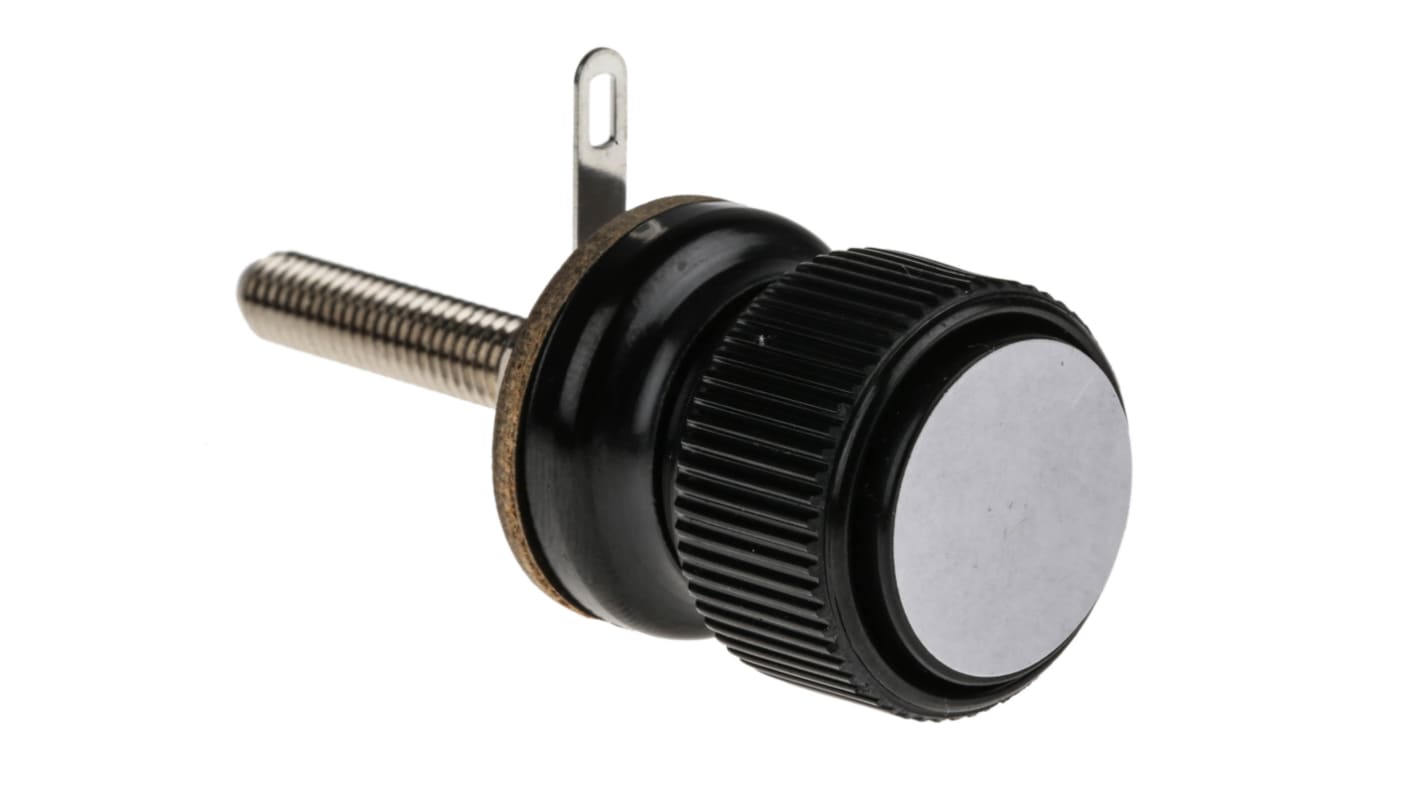 RS PRO Black Terminal Post, 3kV, 30A, M6 Thread | RS