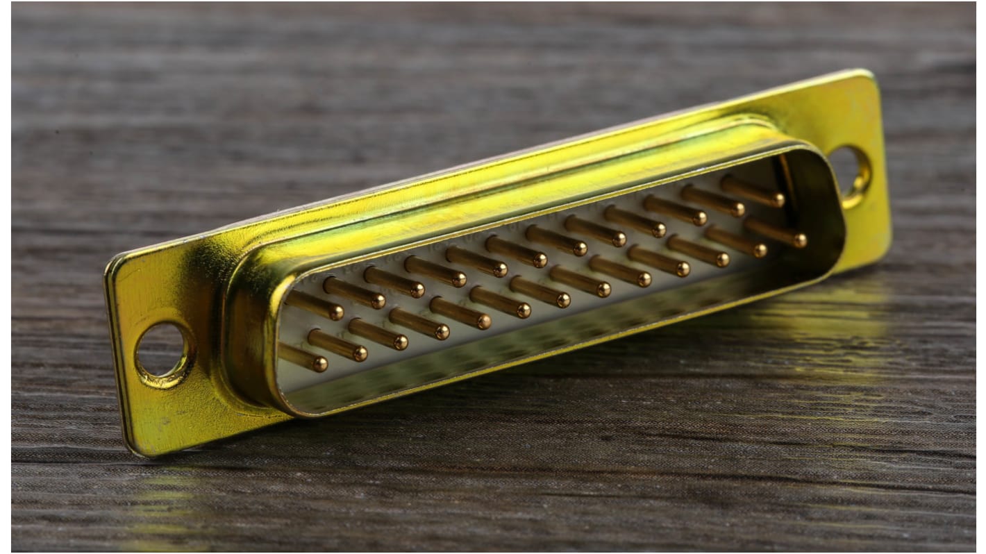 RS PRO 25 Way Panel Mount D-sub Connector Plug | RS