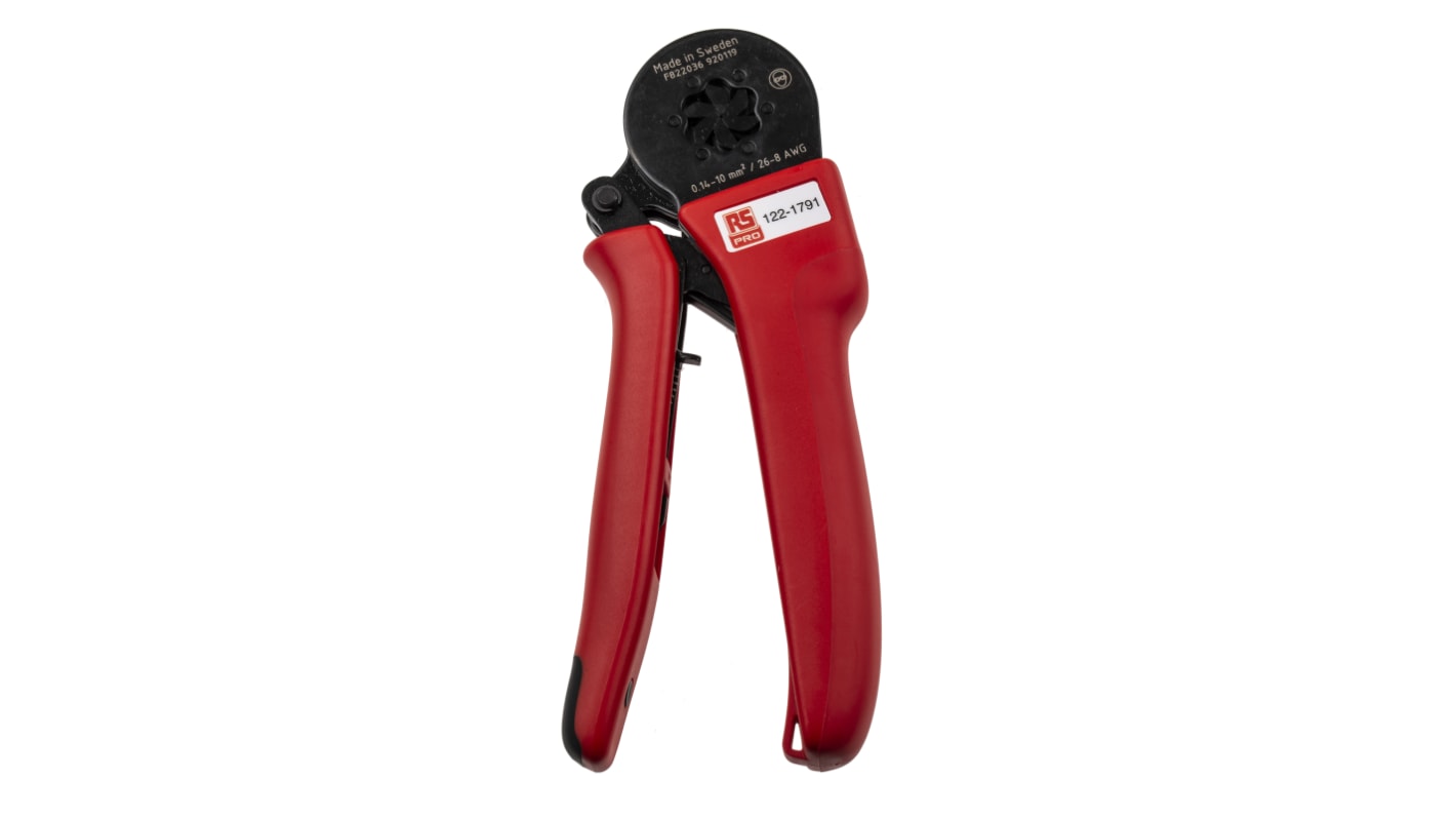 RS PRO Hand Ratcheting Crimp Tool for Wire End Sleeves, 0,14 → 10mm² ...