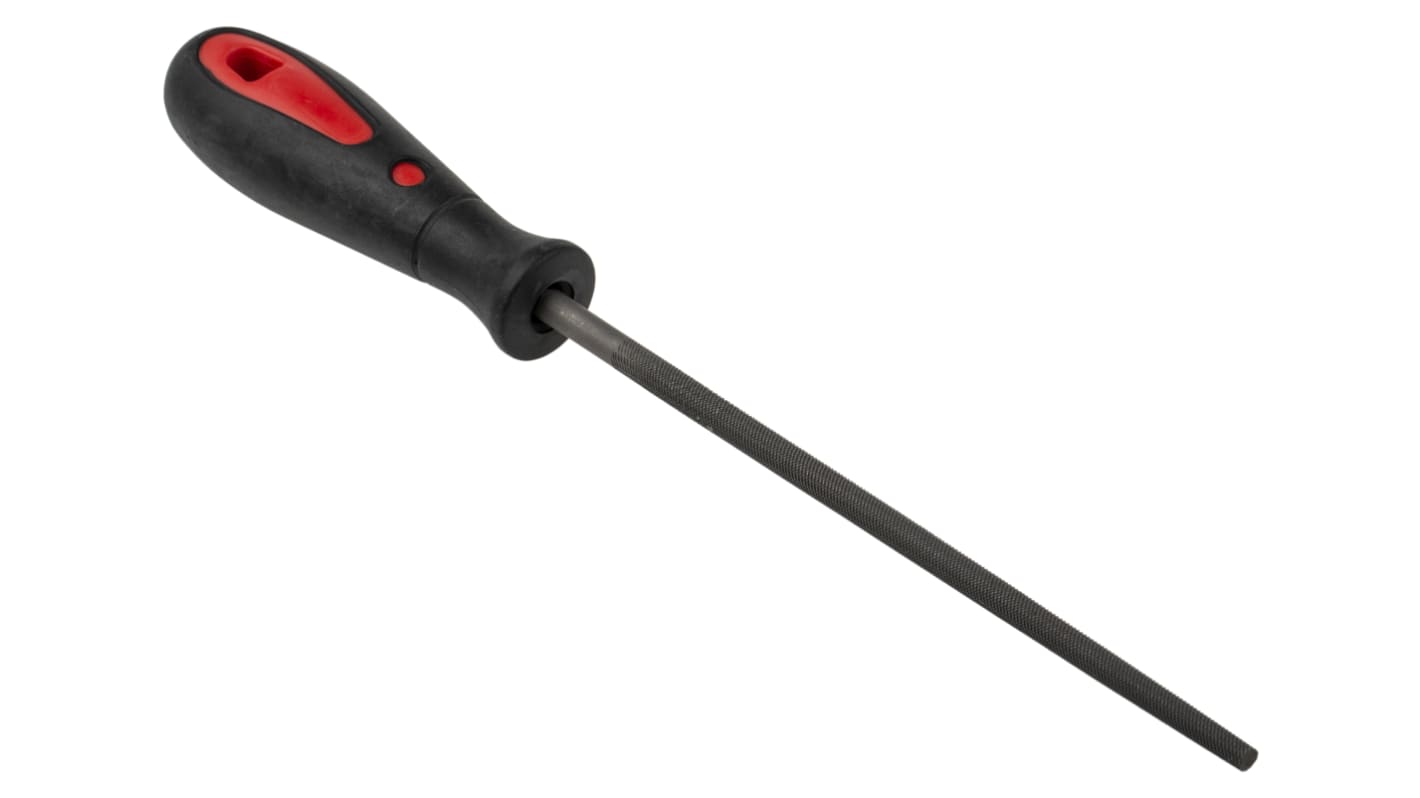 RS PRO 150mm, Second Cut, Round Engineers File With Soft-Grip Handle | RS