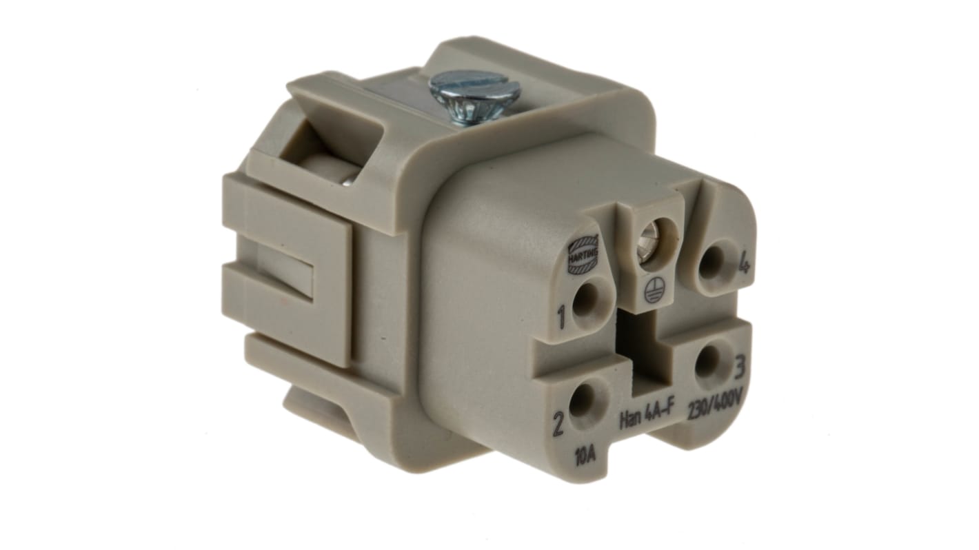 09200042711 | HARTING Heavy Duty Power Connector Insert, 10A, Female ...
