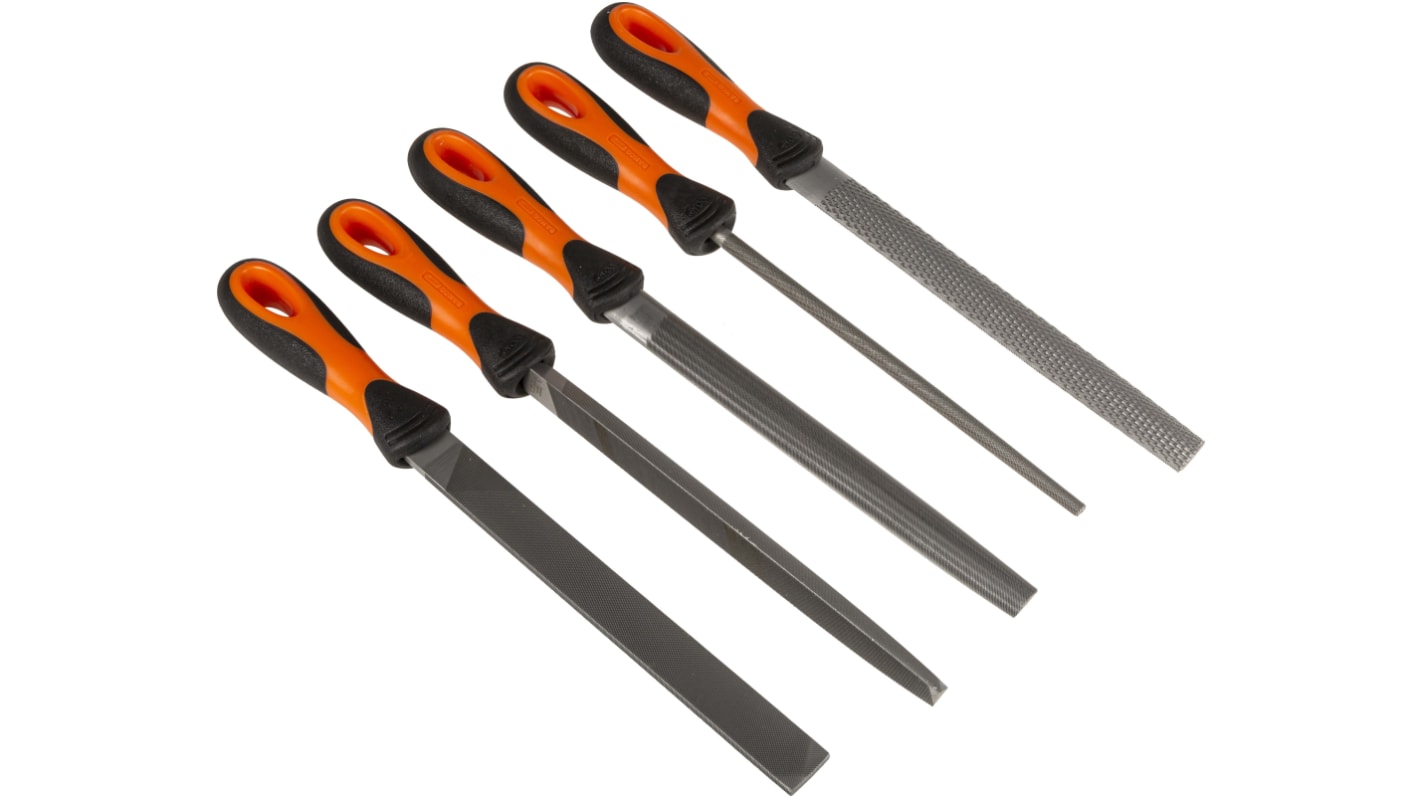 1-477-08-2-2 | Bahco 200mm, Second Cut Engineers File Set | RS