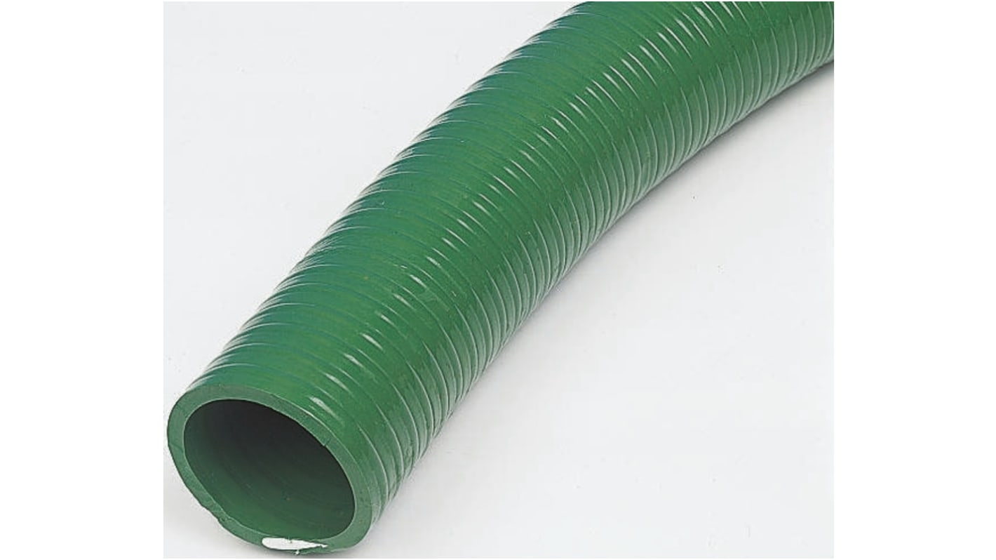 RS PRO Green PVC Reinforced Flexible Ducting, 10m, 150mm Bend Radius | RS