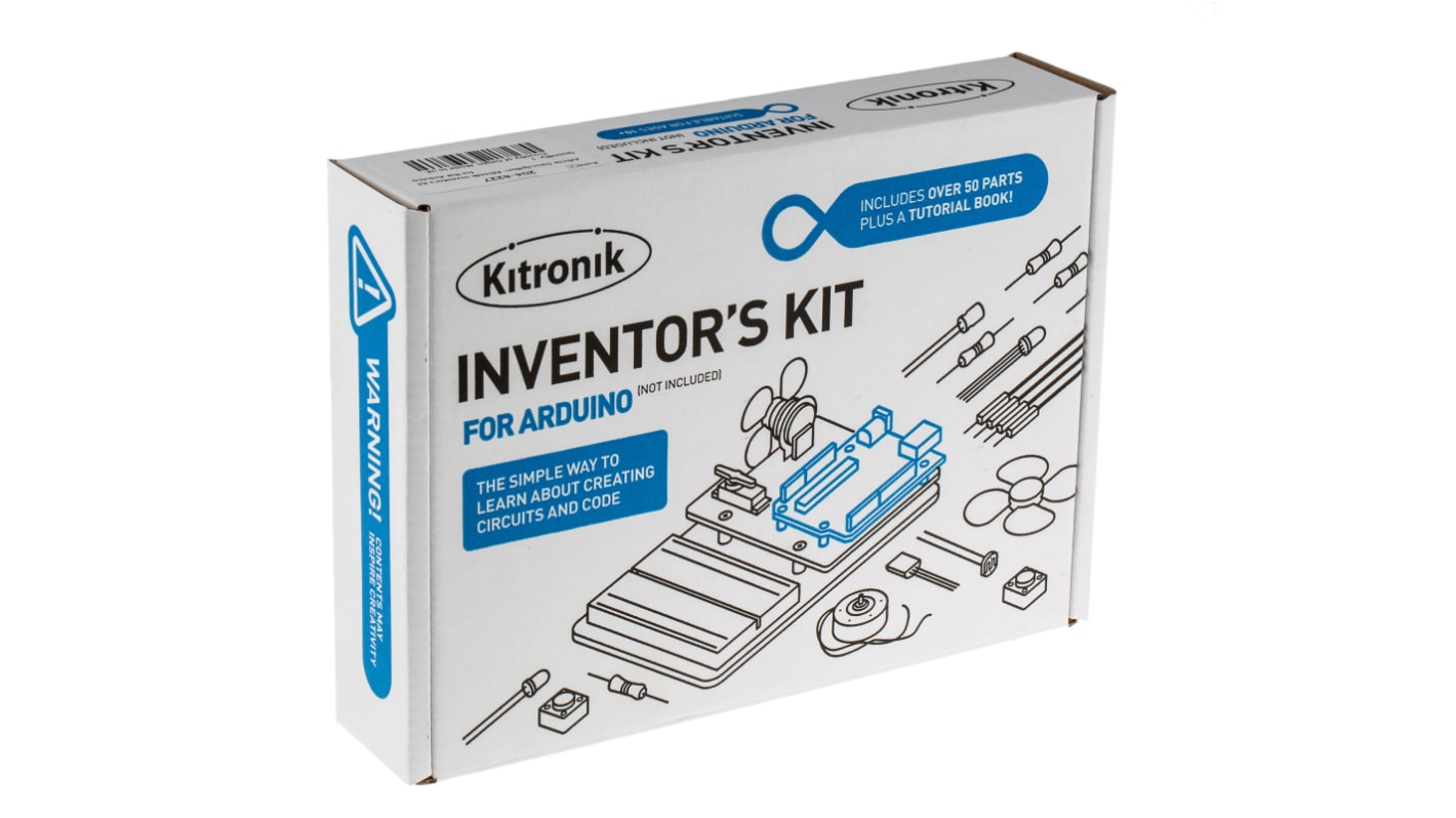 5313 | Kitronik Inventor's Kit for Arduino, Arduino Compatible Kit | RS 5313 | Kitronik Inventor's Kit for Arduino, Arduino Compatible Kit | RS