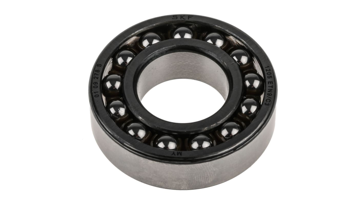 SKF 1205 ETN9/C3 Self Aligning Ball Bearing- Open Type 25mm I.D, 52mm O ...
