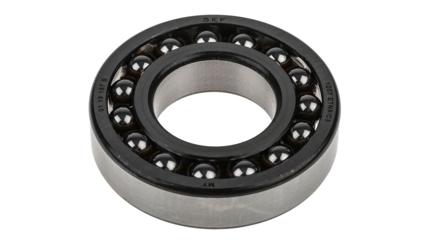 SKF 1207 ETN9/C3 Self Aligning Ball Bearing- Open Type 35mm I.D, 72mm O ...