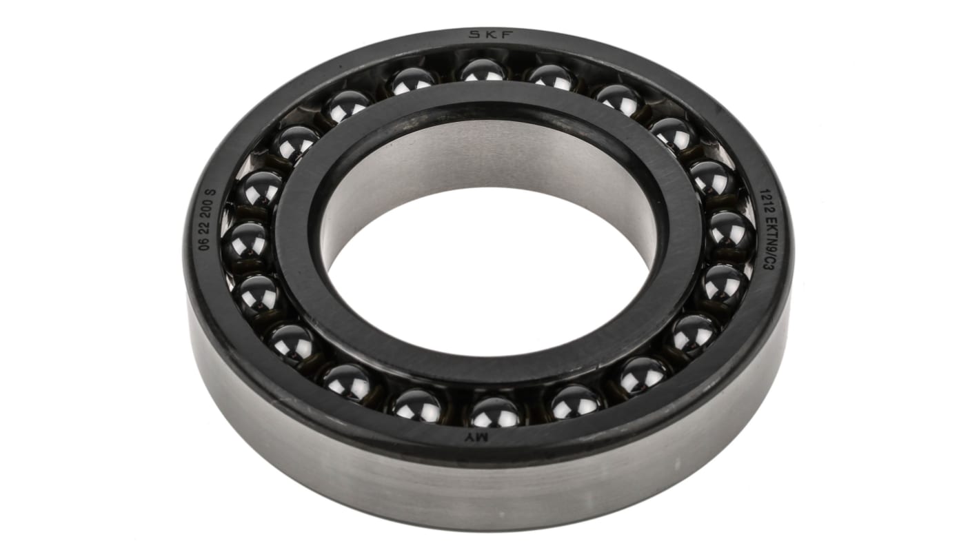 SKF 1212 EKTN9/C3 Self Aligning Ball Bearing- Open Type 60mm I.D, 110mm ...